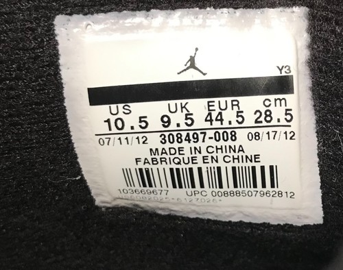 🔥Nike Air Jordan 4 Retro Thunder 2012 Black Yellow 308497 008 (Steelers ...