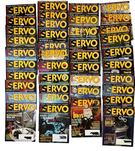 Servo Magazine Lot Of 40 Technology, Robots, AI Etc | eBay
