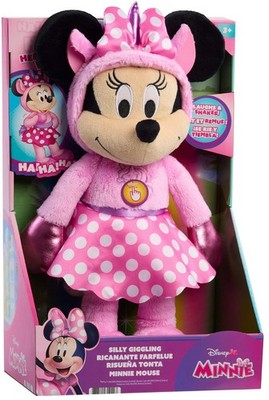 Disney Silly Giggling Minnie Mouse 12-Inch Feature Animated Plush | eBay