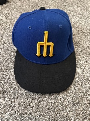 Seattle Mariners New Era Trident Adjustable 59fifty blue/black/yellow ...