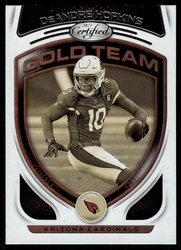 2021 Panini Certified - Gold Team DeAndre Hopkins #GT-11 | eBay