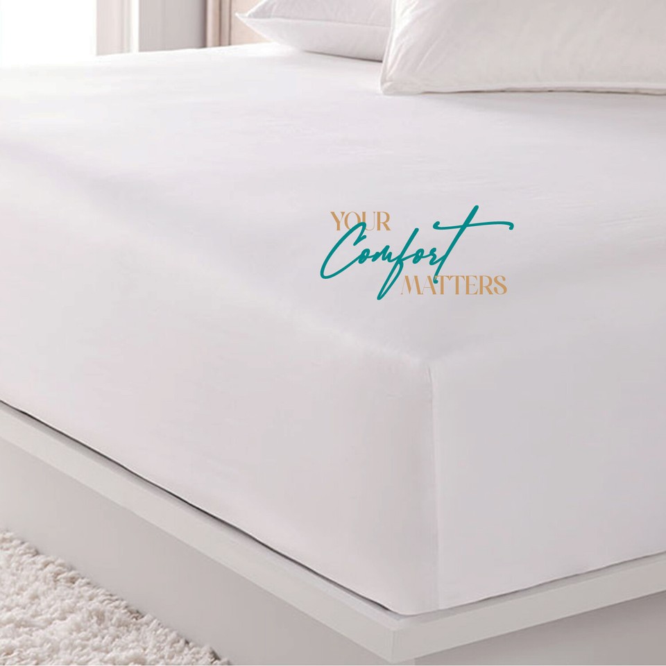 Extra Deep Fitted Sheet 16''/40cm Egyptian Cotton Single 4FT Double ...