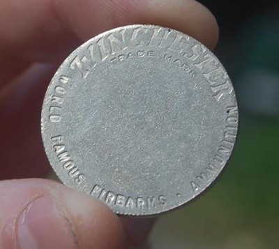 VINTAGE WINCHESTER WESTERN TRICK TARGET COIN TOKEN EXHIBITION SHOOTING ...