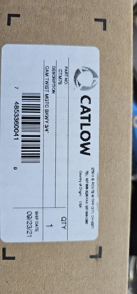 CATLOW # CTM75 - 3/4" Cam Twist Magnetic Breakaway - NEW | eBay