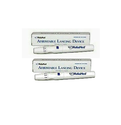 2 x Reliamed Mini Universal Lancing Device with AST | eBay