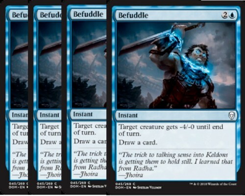X4 Befuddle MTG Dominaria Lightly Played | eBay