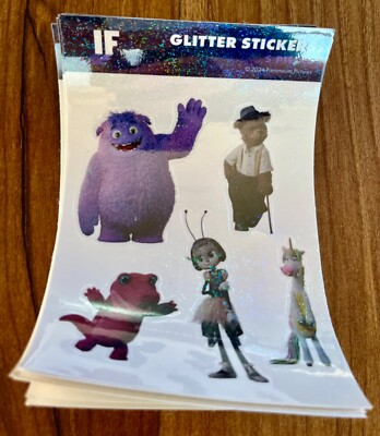 AMC Theaters Promo Movie “If” Glitter Stickers | eBay