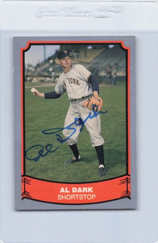 1988 Pacific #28 Al Dark Giants Signed Auto *J9497 | eBay