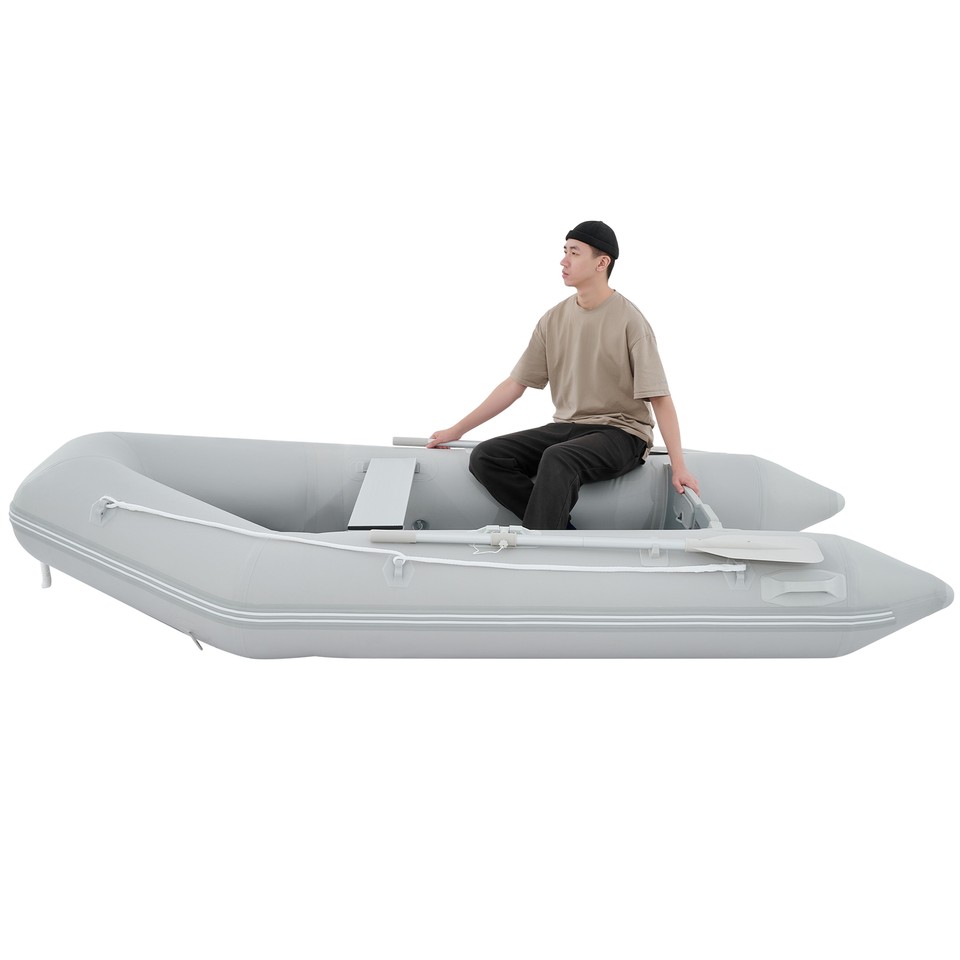 10ft Inflatable Boat Raft Fishing Dinghy Tender Pontoon Dive Rescue ...