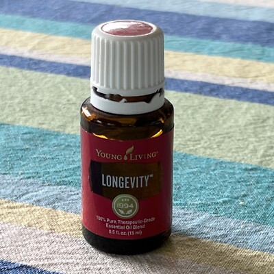 Young Living Essential Oils LONGEVITY 15ml, Diffused A Few Times ...