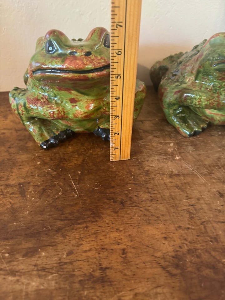 ARNEL's Vintage Large Frog Toad Ceramic Figurine | eBay