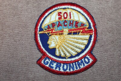 Original Korean War Era (1950's) U.S. Army 501st Airborne Geronimo ...