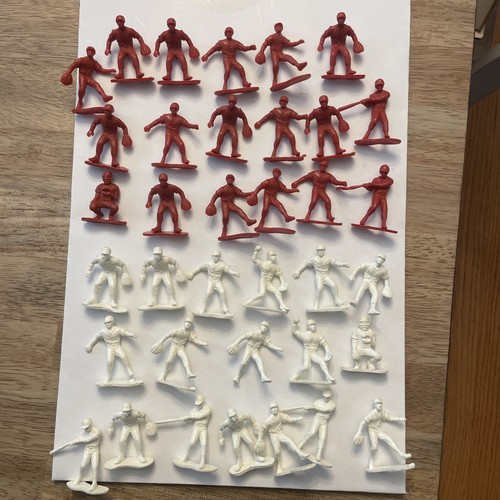 Vintage Plastic Baseball Players Miniature Lot of 36 | eBay