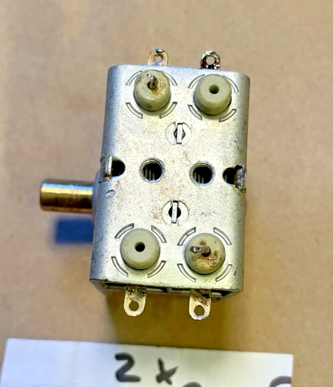 Vintage 2 gang 12-180pF Variable Air Spaced Tuning Capacitor | eBay UK