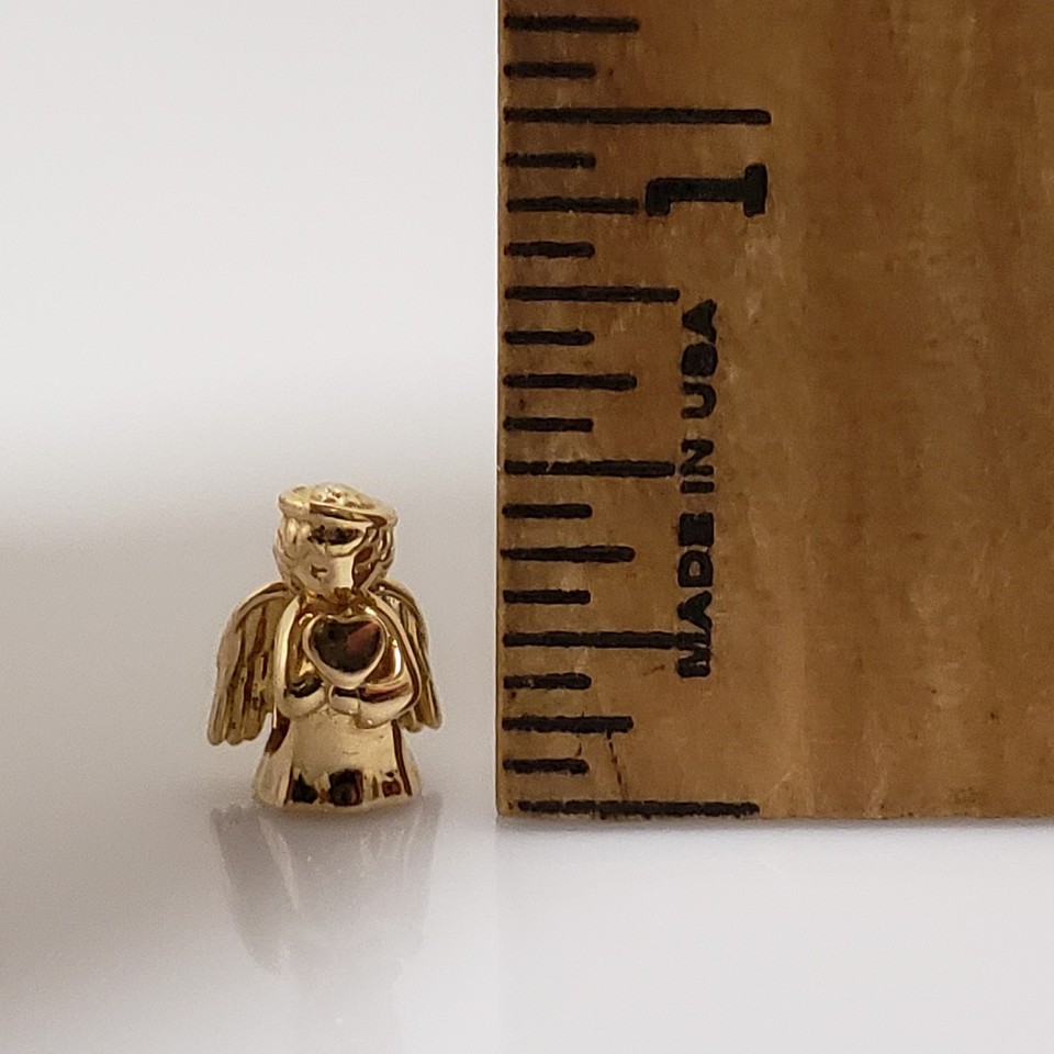 Pandora 14k Yellow Gold Angel of Love Bead Charm 759143C00 | eBay