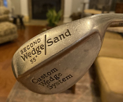 Custom Wedge System Second Sand Wedge 55° Loft ⛳ RH Steel Shaft 75 ...