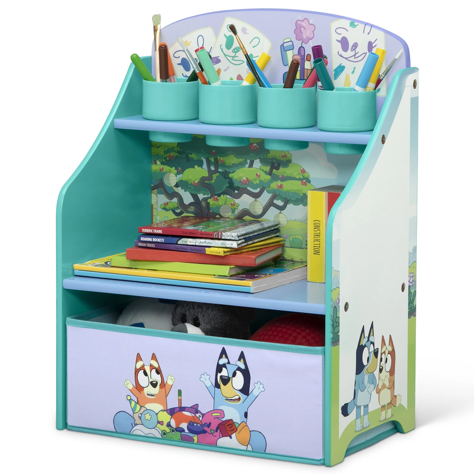 Bluey 3-Piece Art & Play Toddler Room-In-A-Box by Draw Play Desk ...