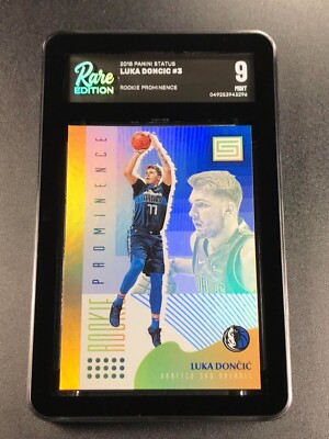 LUKA DONCIC 2018 PANINI STATUS #13 ROOKIE PROMINENCE RC RARE EDITION 9 ...