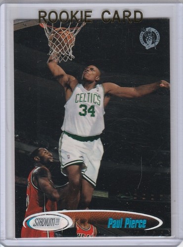 PAUL PIERCE ROOKIE CARD Boston Celtics 1998/99 TSC Basketball STADIUM ...