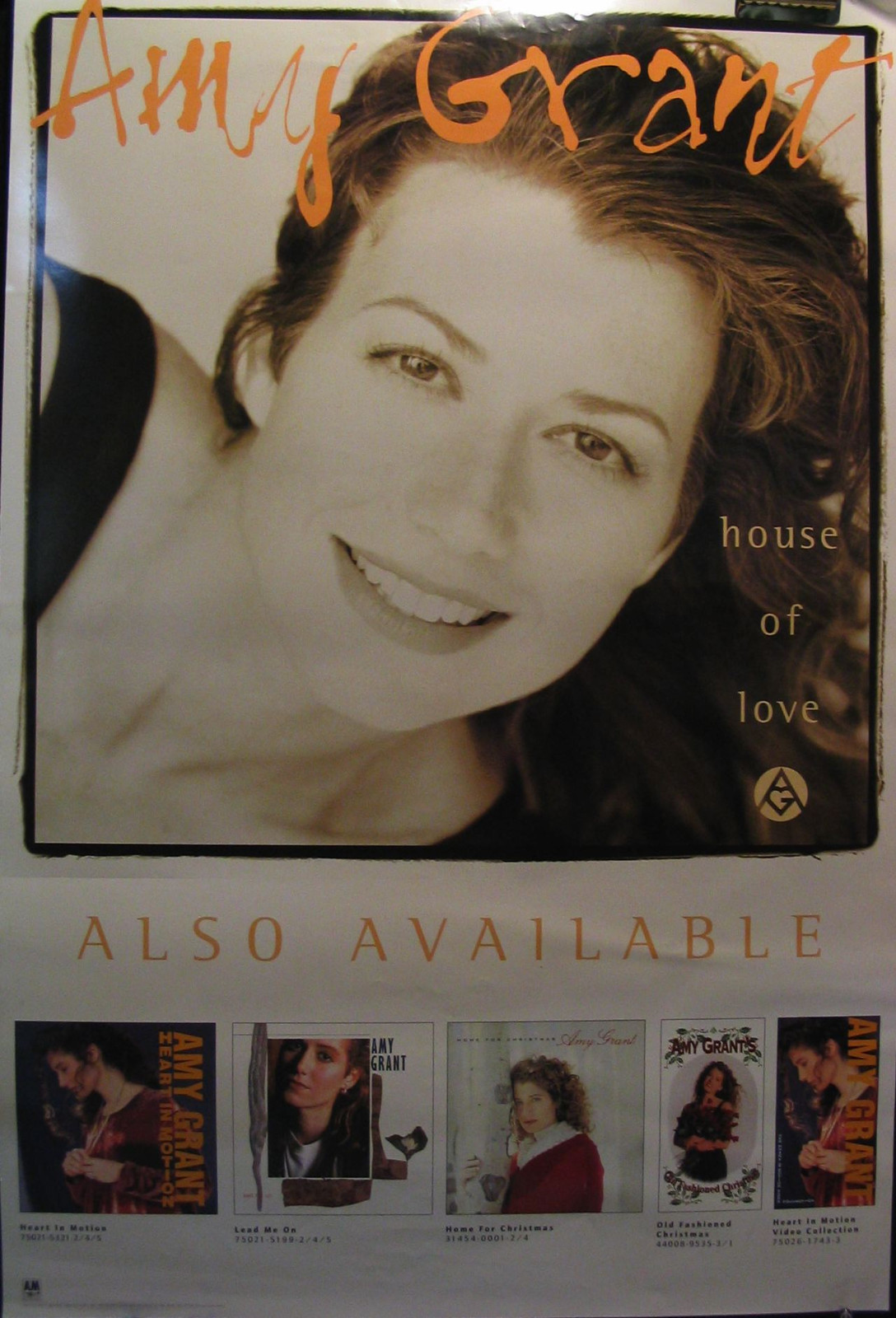 AMY GRANT POSTER, HOUSE OF LOVE (G1) | eBay