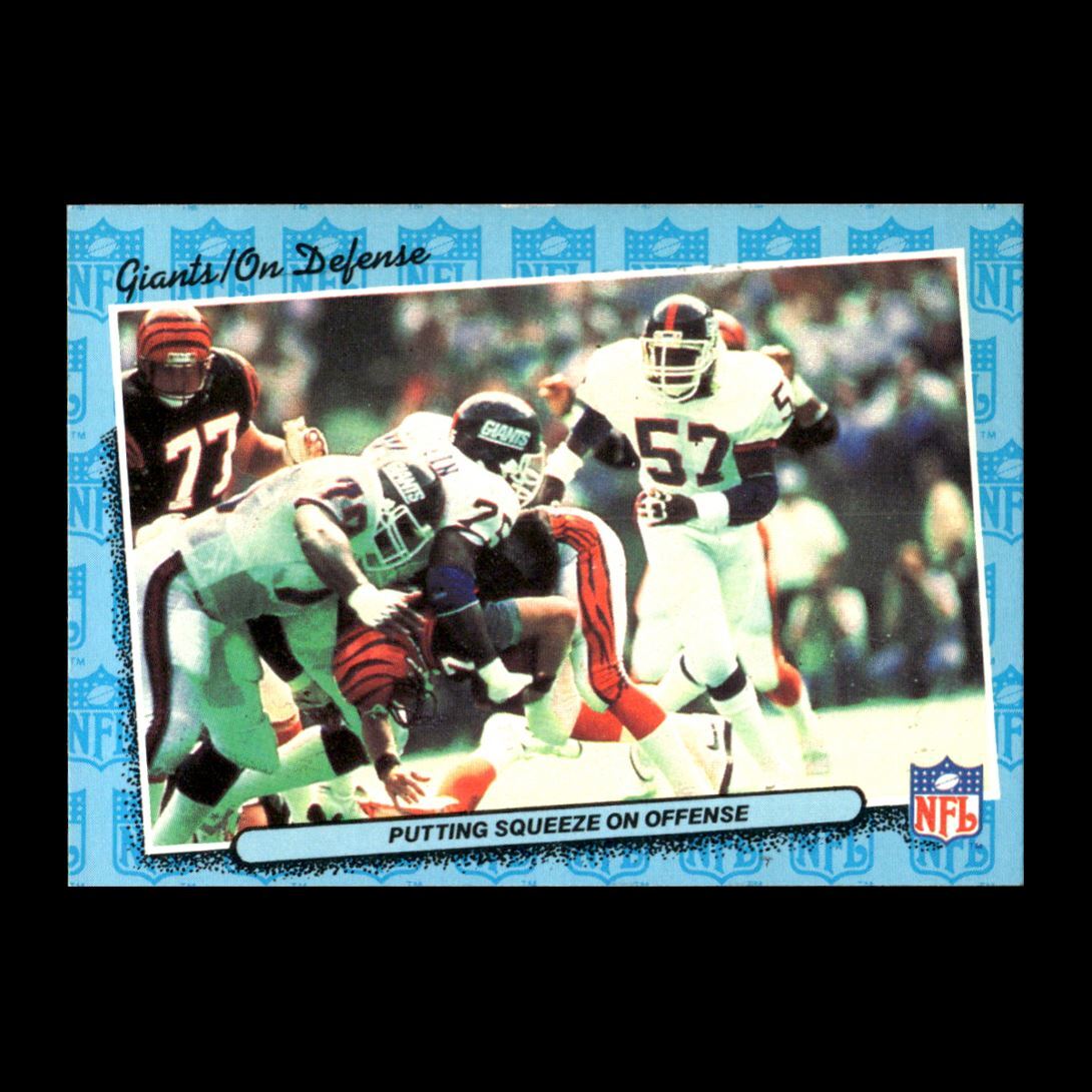 NFL TEAM 1986 Fleer Team Action New York Giants #56 R326B 7 | eBay