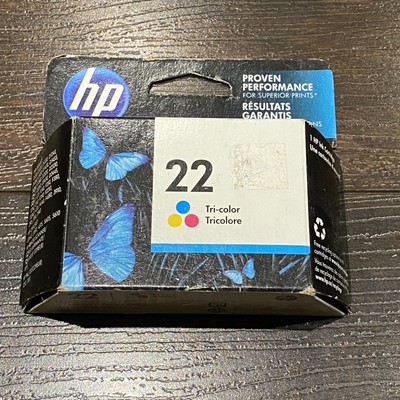 Genuine HP 22 Tri Color Ink Printer Cartridge Inkjet EXP: October 2016 ...