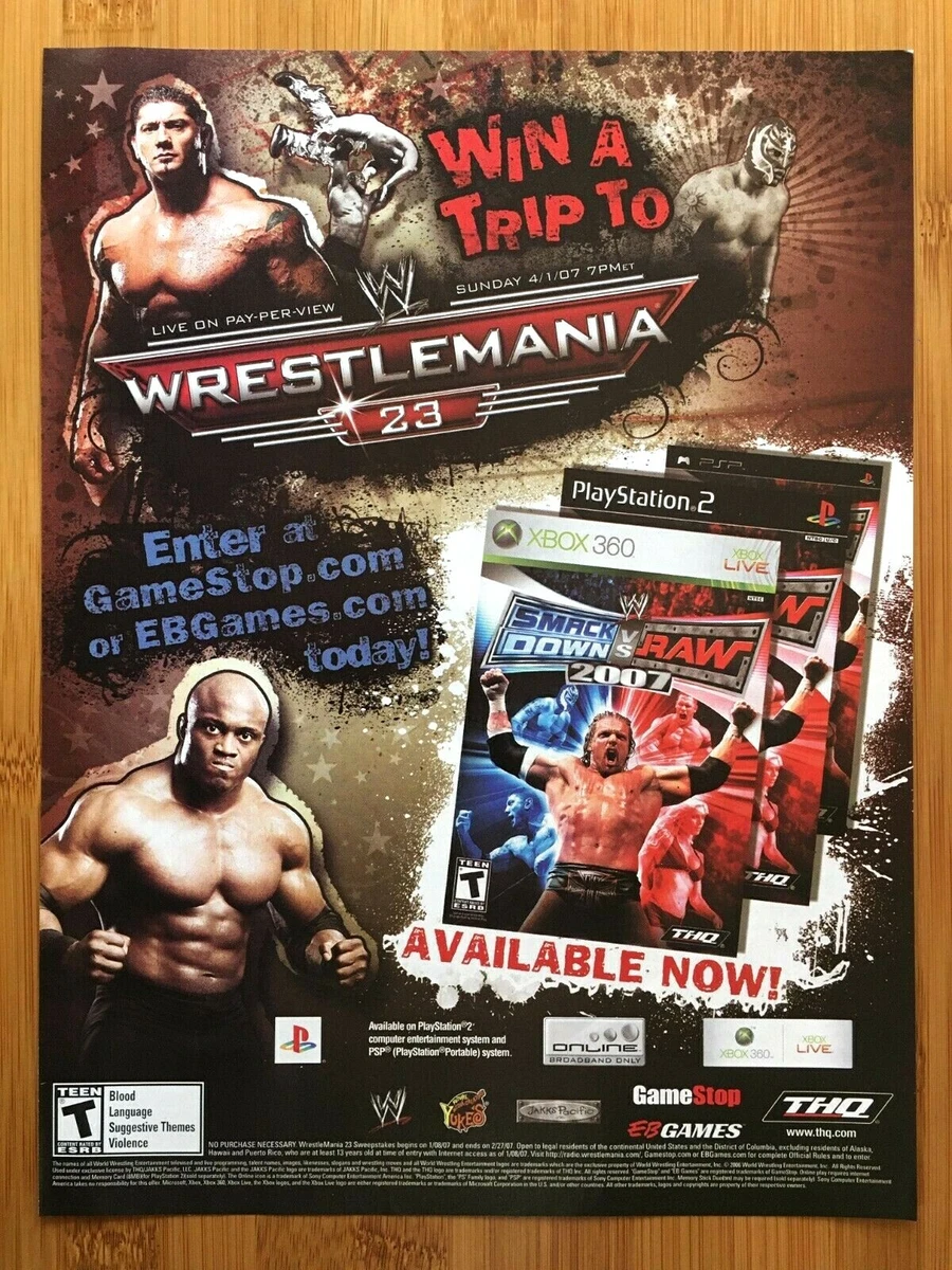 Wrestlemania 23 Poster