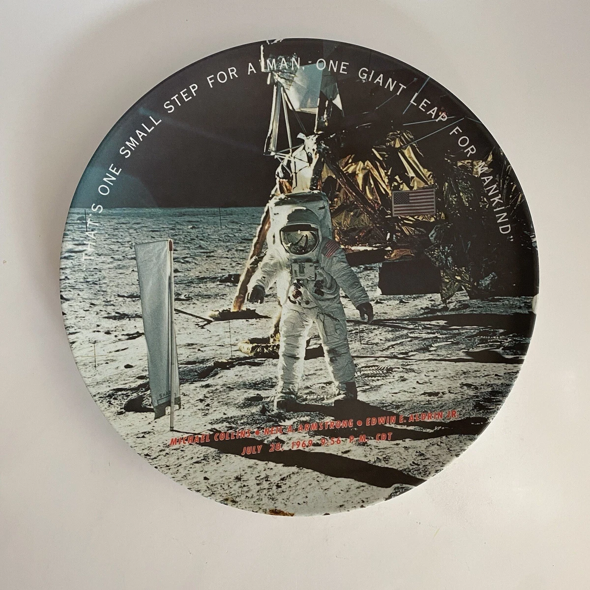 Vintage Art Moon Landing