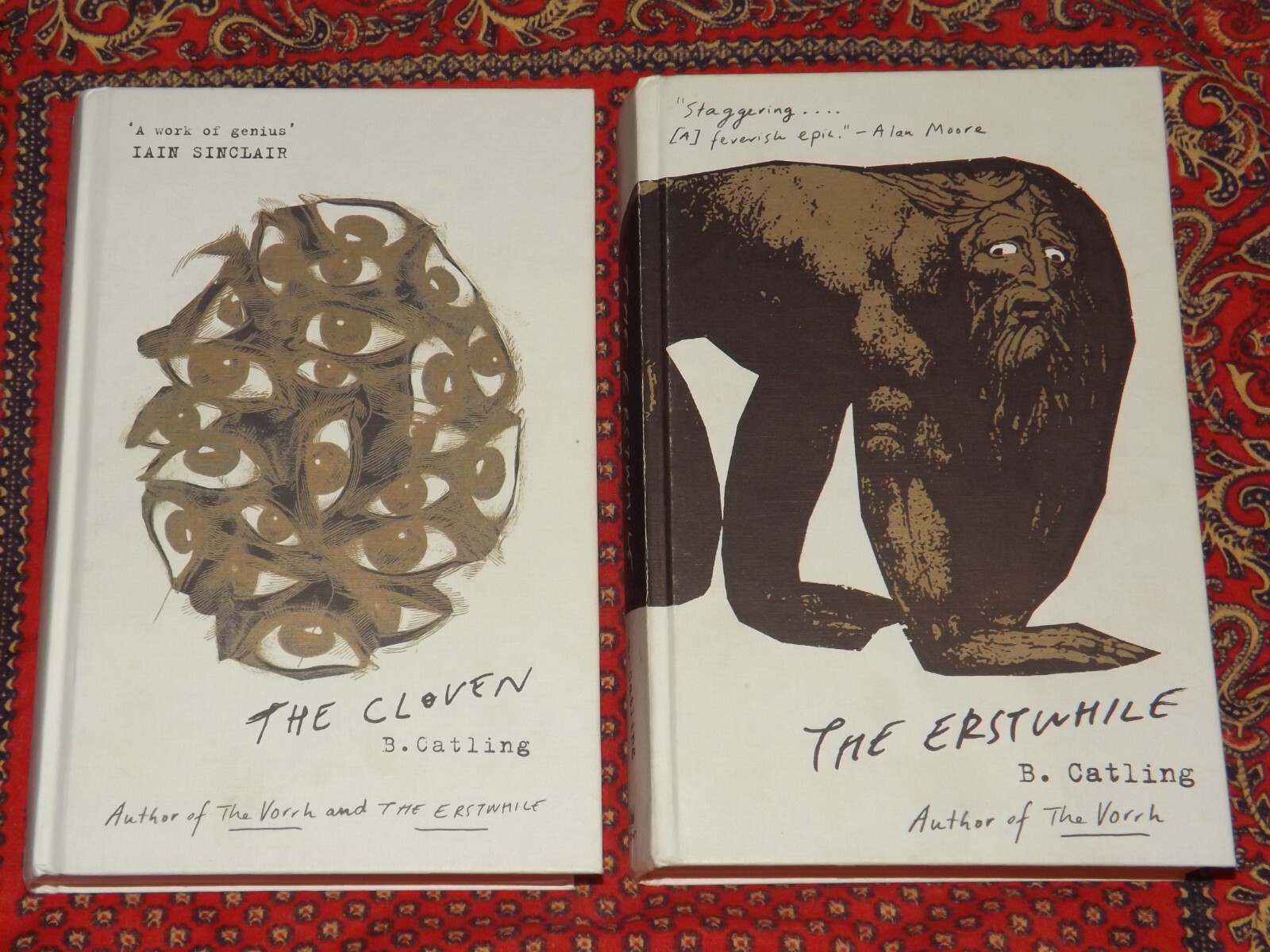 Brian Catling - The Erstwhile + The Cloven, 1st Edition Hardbacks ...