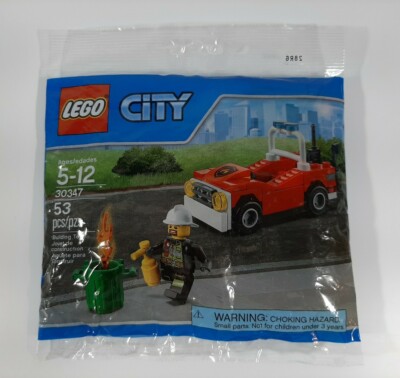 LEGO City Town Fire Polybag Set #30347 Fire Car 53 pcs. ~ Brand New ...