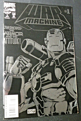 War Machine #1 Jim rhodes Armor and Attitude Foil Cover NM | eBay