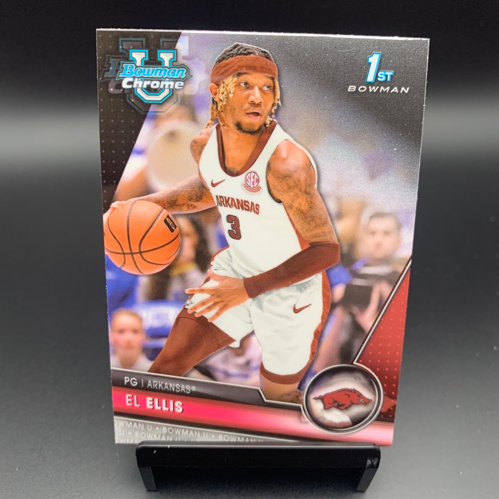 2023-24 Bowman Chrome U #82 El Ellis Arkansas Razorbacks | eBay