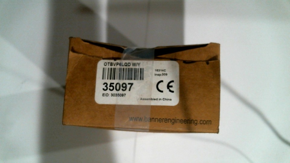 BANNER OTBVP6LQD SELF CHECKING OPTICAL TOUCH BUTTON W/Y FIELD COVER ...