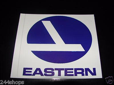 EASTERN AIR LINES - DECAL - 3" X 3" NEW | eBay