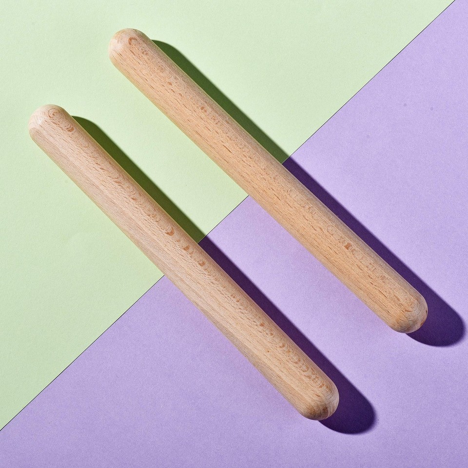 Music Lummi Sticks for Kids, 6 Pack Rhythm Sticks with Carry Bag, 8 ...