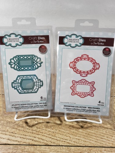 Creative Expressions Craft Dies By Sue Wilson-Tag Duo & Mini Frames ...