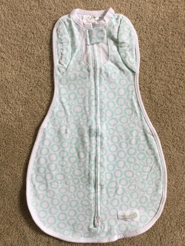 Woombie Swaddle Baby 5-13lbs Newborn 0-3M Convertible Green Mint ...