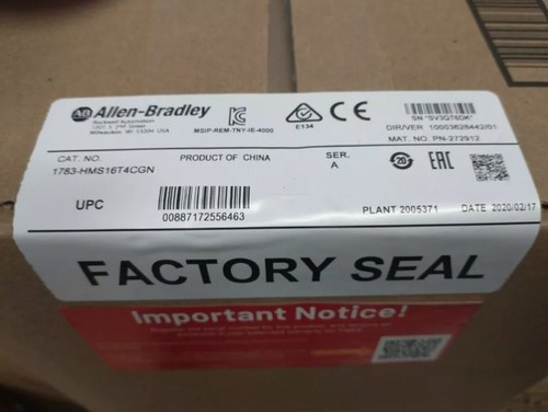 New Allen Bradley 1783-HMS16T4CGN SER A Stratix 5400 16-FE Ethernet ...