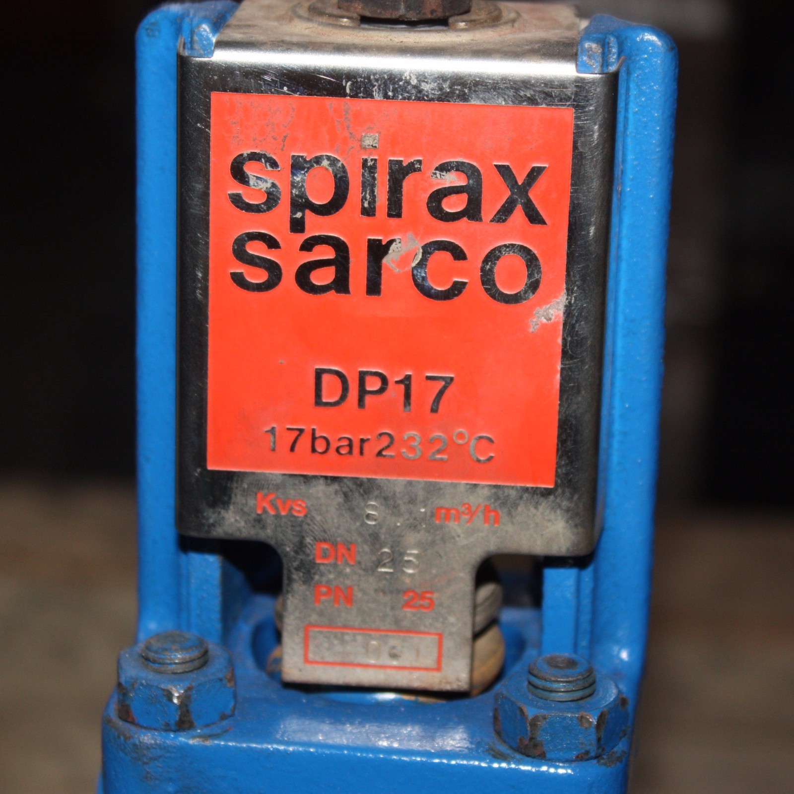 SPIRAX SARCO DP17 Pilot operated pressure reducing valve PN25 17 bar | eBay