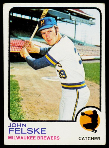 1973 Topps John Felske 332 RC Milwaukee Brewers | eBay