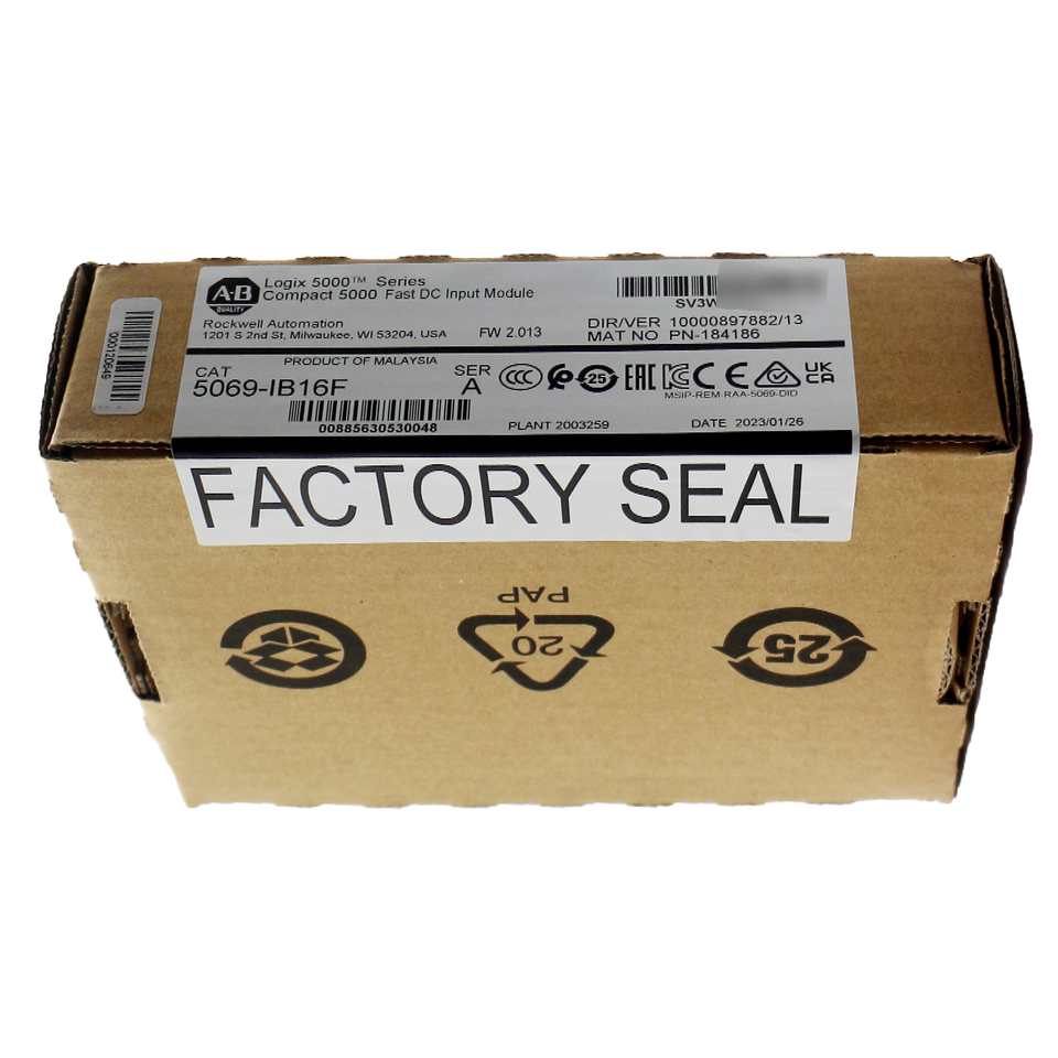 New Factory Sealed AB 5069-IB16F SER A Compact I/O Input Module ...