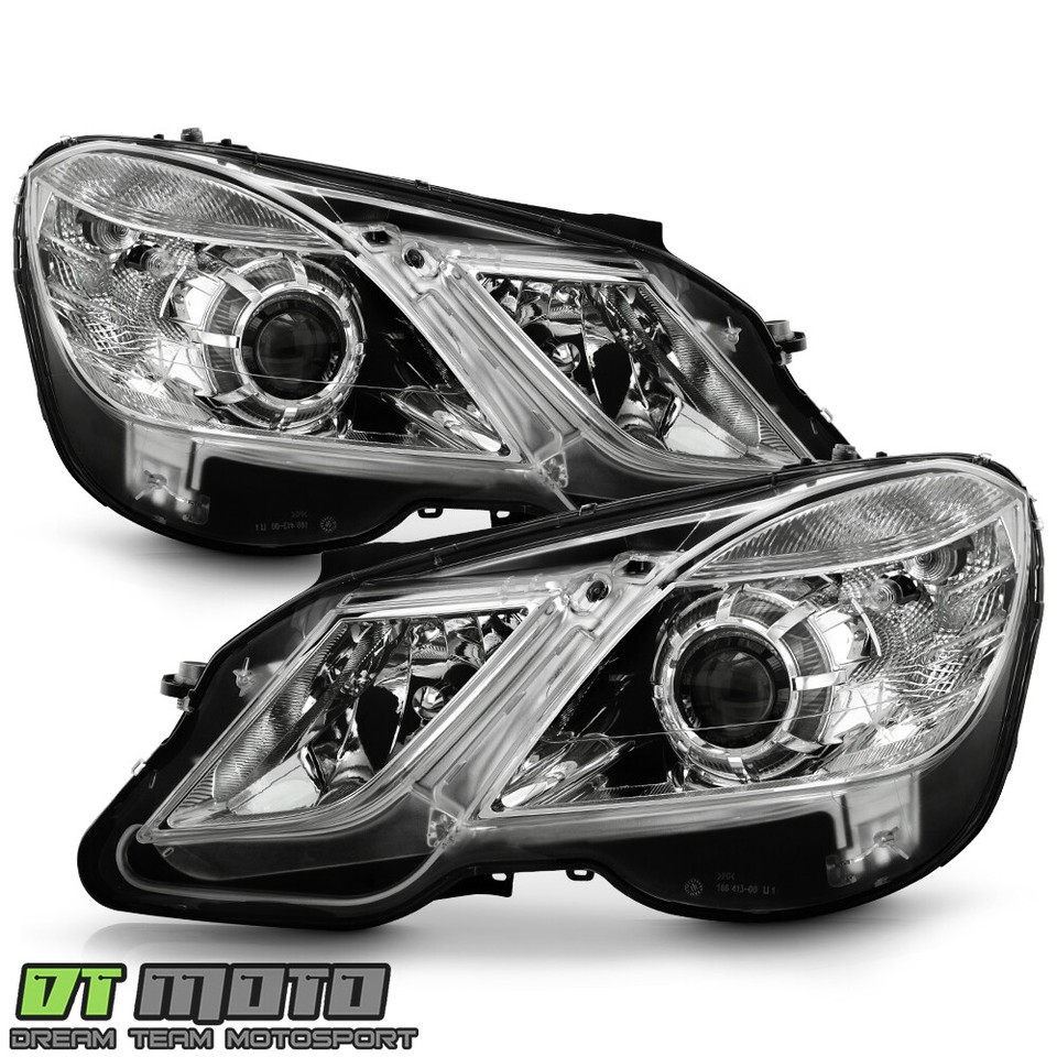 For 2010-2013 Mercedes Benz W212 E350 E400 E550 Halogen Headlights ...