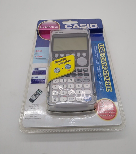 Casio FX-9860GII Advanced Graphic Calculator - New & Sealed | eBay
