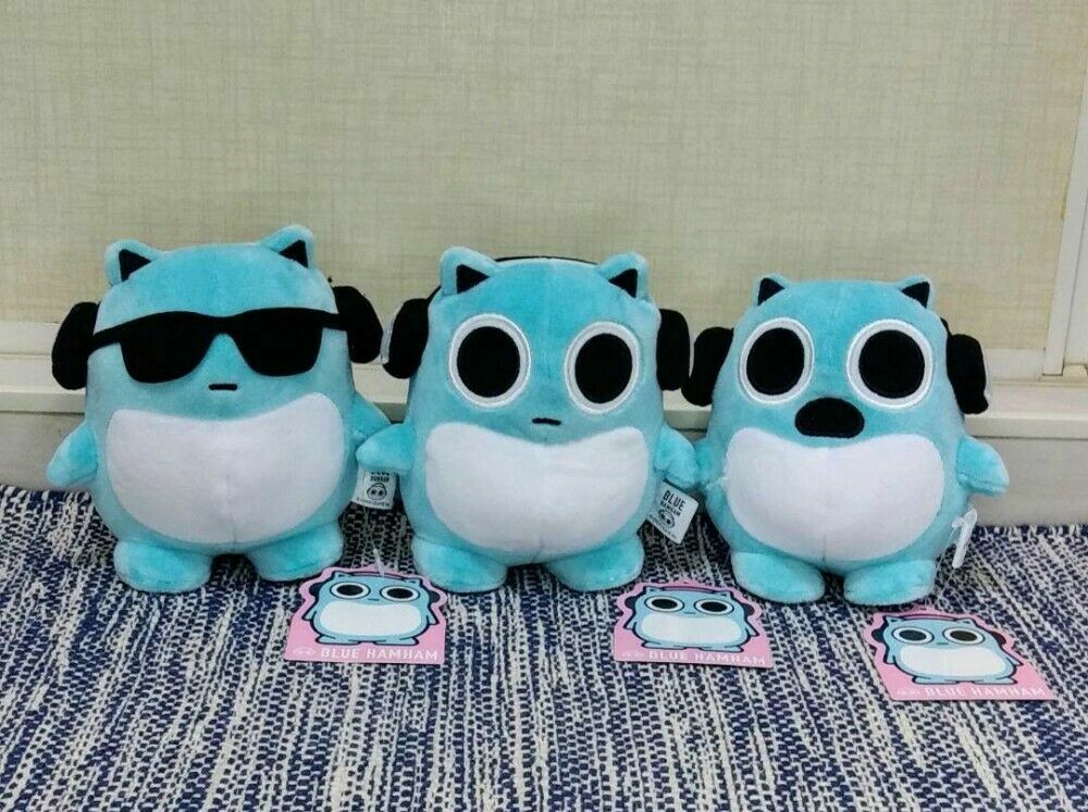 Blue Ham Ham Plush Stuffed Toy Molly Fantasy Furyu 3 Dolls SET ...