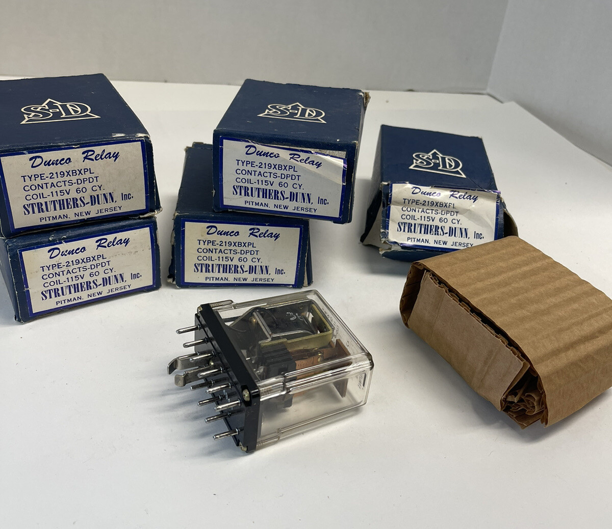 Lot of 5 Struthers Dunn C219XBXPL Dunco Plug In Relay, New | eBay