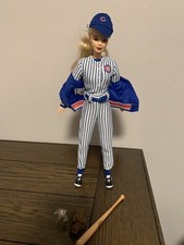 Chicago Cubs Barbie Doll Mattel / MLB 1999 Collectibles Baseball Sports ...