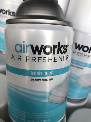 Air Works Linen Scent Air Freshener 7 oz Aerosol 6x | eBay