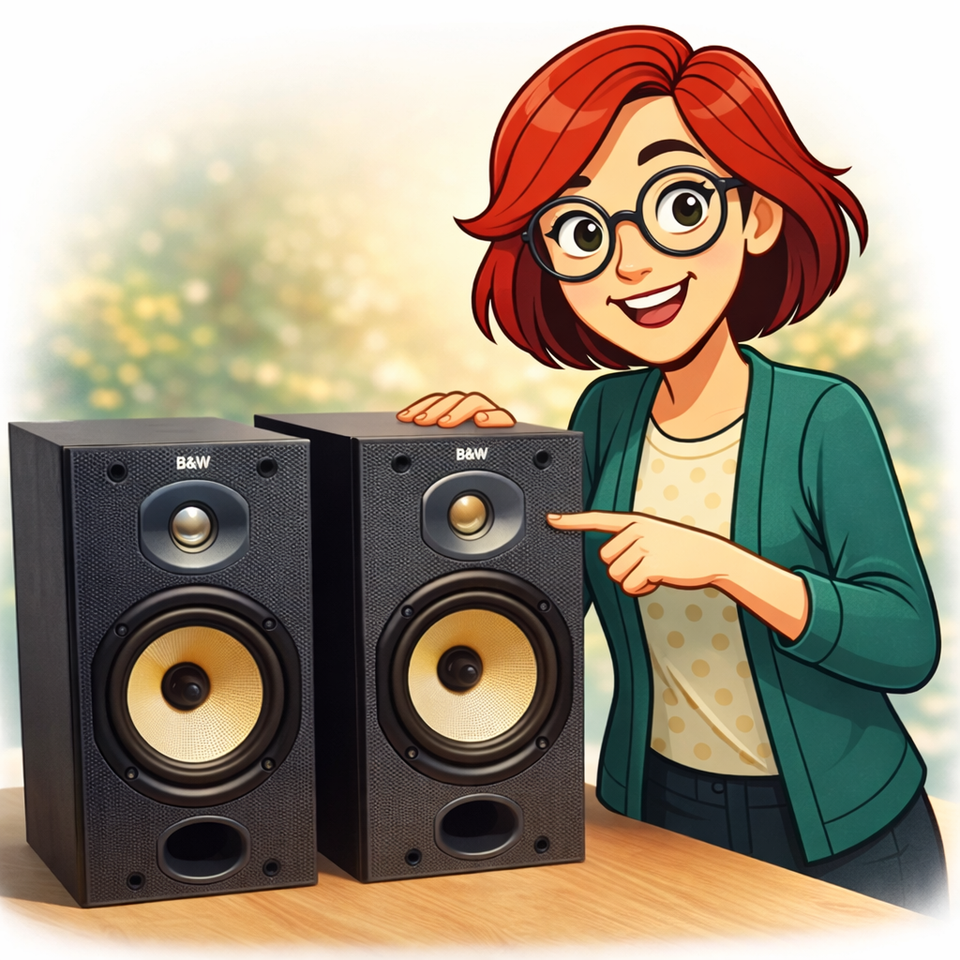 Bowers & Wilkins DM602 S3 Bookshelf Speakers - Tested - Cosmetic ...