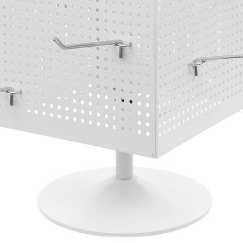Display Stand, Perforated Panel Display Stand, 4-Sided Revolving ...