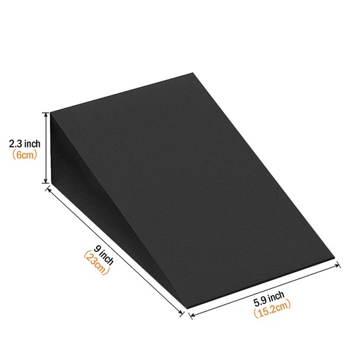 Yoga Foam Wedges, 2 Pack Slant Board Calf Stretching Squat Wedge Block ...